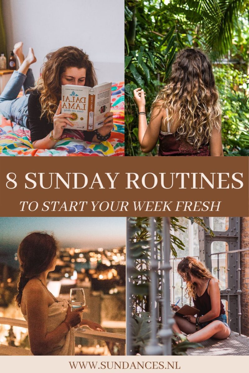 8 SUNDAY ROUTINES TO START YOUR WEEK FRESH - Sun Dances